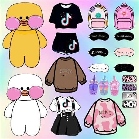 Paper Duck Kartu Pop Up Rumah Boneka Pakaian Boneka