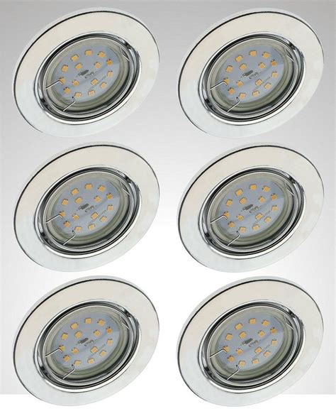 Trango Led Einbauleuchte 6er Set 6729 068mo Led Einbaustrahler In