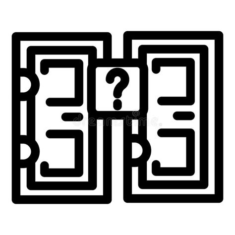 Choosing Between Two Options With Question Mark Icon Stock Illustration Illustration Of Mark