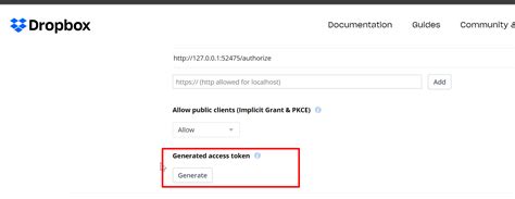 c get access token without browser interaction the dropbox community