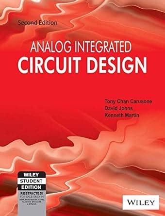 Analog Integrated Circuit Design ISV Amazon Br