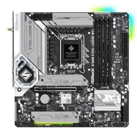 ASROCK LGA Motherboard Intel B B M Steel Legend WiFi Micro ATX PicClick UK