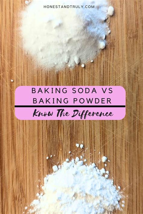 Whats The Diffrence Explaining Baking Soda V Baking Powder