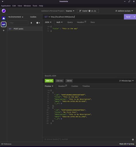 GitHub Eu Waliston Restful Api Restful Api With Node Js Express