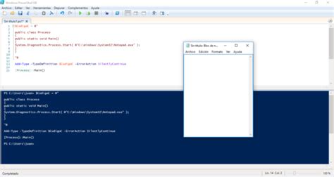 Tutorial C Con Powershell Iniciar Un Proceso Operating Systems Scripting Powershell And
