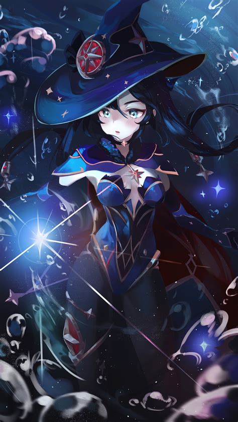 Mona Genshin Impact Art K G Wallpaper K Hd