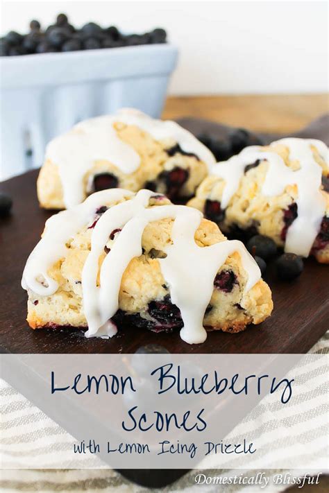 Lemon Blueberry Scones