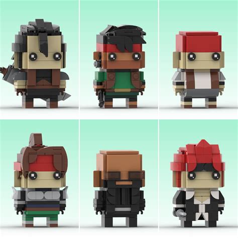 Some More Ffvii Lego Brickheadz I Did Based On Re Rfinalfantasy