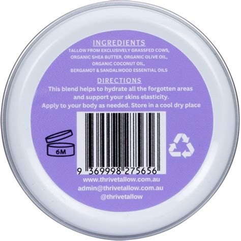 Buy Thrive Tallow Tallow Based Body Butter 70ml Online At