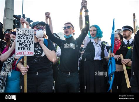 London Großbritannien 20 September 2019 Studenten und Klima