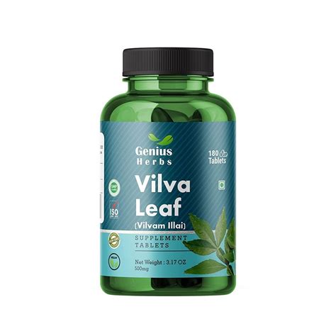 Genius Herbs Vilva Leaf Tablets 500 Mg At ₹ 240bottle Pachapalayam