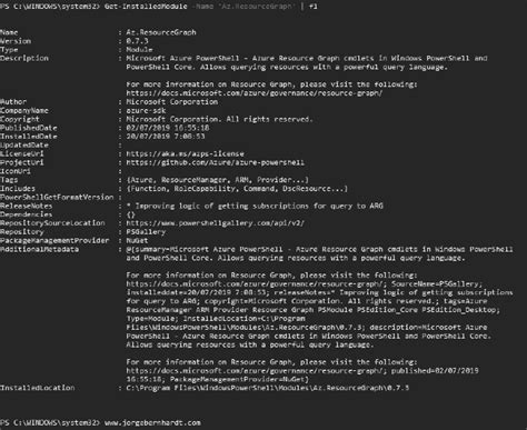 how to enable azure resource graph in powershell and azure cli · jorge