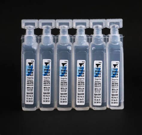 10ml Sterile Water Injection At ₹ 3 25 Piece Sterilized Water In Indore Id 2853047856073