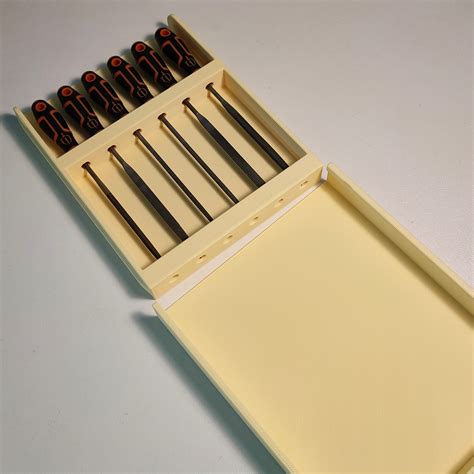 Stl File Container For Fine File Set With Sliding Cover 📁 Obj And 3mf ・3d Printable Model To