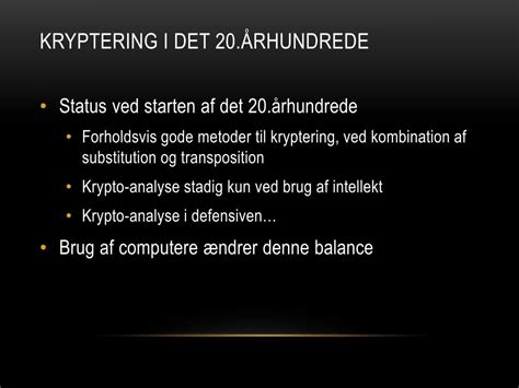 Ppt Introduktion Til Kryptering Powerpoint Presentation Free