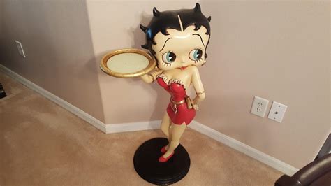 Rare Betty Boop As Waitress Statuefigurine 3ft Tall 1808188694