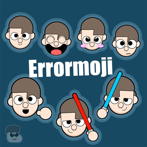 Nový projekt Errormoji Errorik Emoji pokud se bude líbit budu pokračovat D r ERROR1K