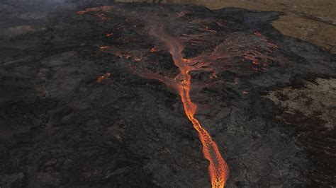 Live Volcano Spews Lava On Icelands Reykjanes Peninsula Cgtn