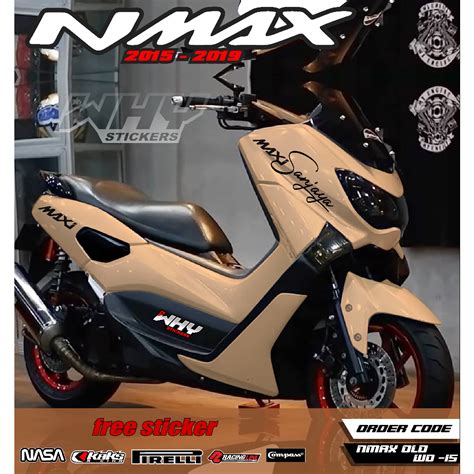 Jual Decal Sticker Yamaha Nmax Lama 2015 2016 2017 2018 2019 Fullbody