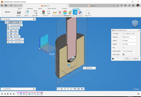 solved Розріз у autodesk fusion 360 autodesk community
