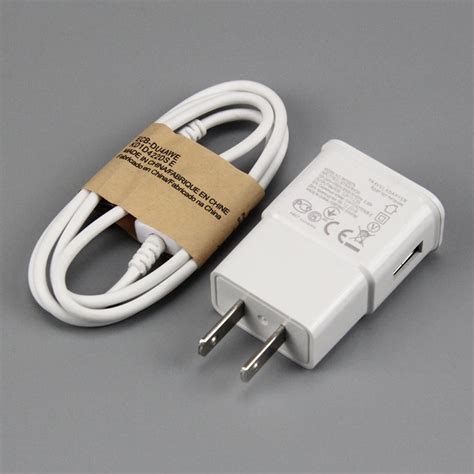 Wholesale V A Travel Charger For Samsung Galaxy S S S Charger EU US USB Wall Charger Plug