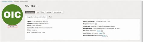 Oracle Integration Cloud Create Instance Step By Step