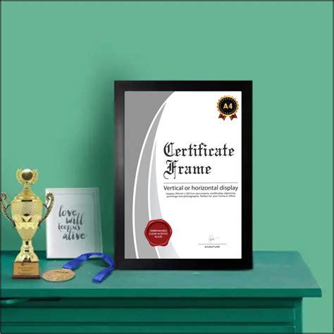Framed Certificate Megadigitalprint