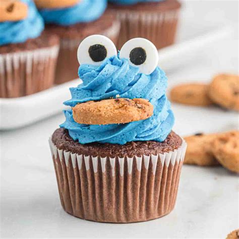 Cookie Monster Cupcakes