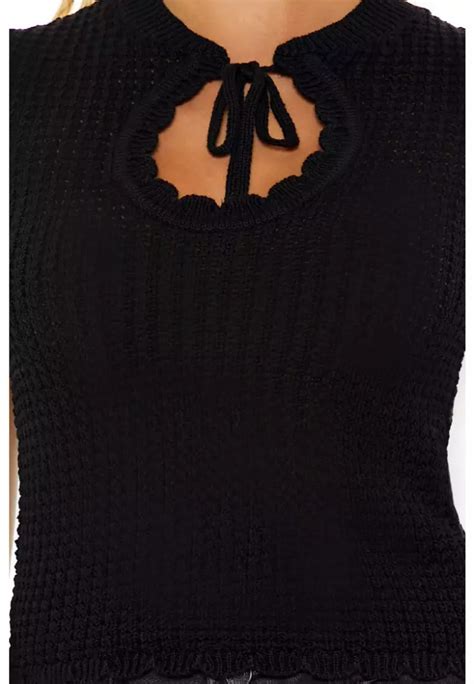 Buy Forever 21 Crochet Sweater Knit Top 2024 Online Zalora Philippines
