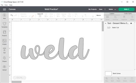How To Weld Text And Images In Cricut Design Space Sarah Maker
