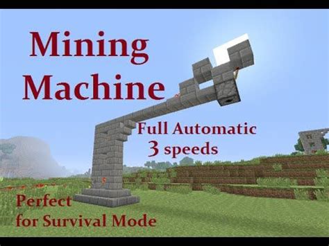 Minecraft How To Make A Mining Machine Alfa Romeo