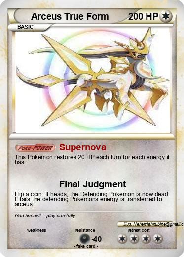 Pokemon Arceus Forms