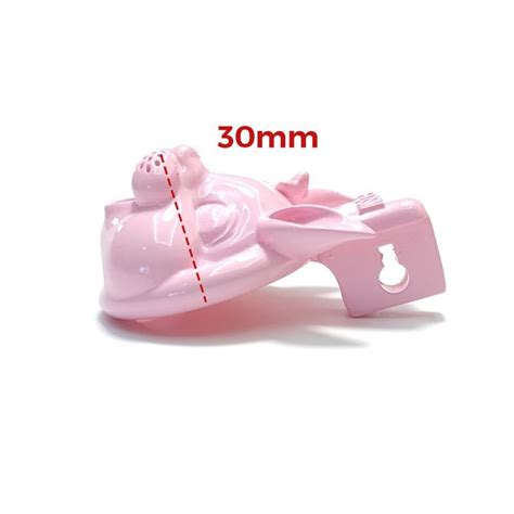 Pink Rabbit Chastity Cage Q309126 Smbsm