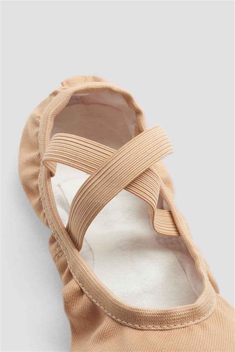 Ladies Performa Stretch Canvas Ballet Shoes Sand Bloch Dance Us
