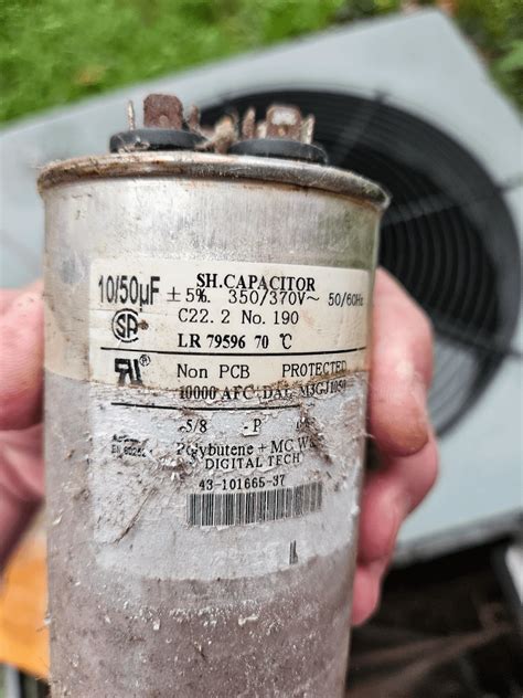 Where To Find This Hvac Capacitor Or Equivalent 1050μ Doesnt Appear