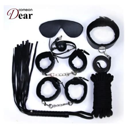 Comeondear Sexy Lingerie Pu Leather Sex Bondage Set Toy Bondage