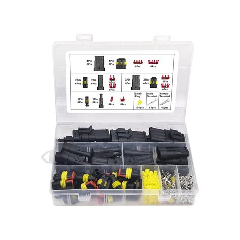 Waterproof Wire Connectors Kit Pcs Male And Female For