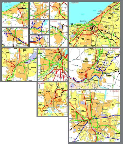 Ohio Rail Map
