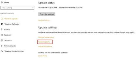 Tip Of The Week Prevent Random Restarts In Windows 10 By Setting Up An