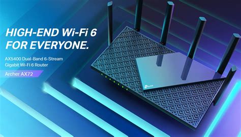 Tp Link Archer Series Ax5400 Dual Band Gigabit Wi Fi 6 Router Ax72 Ax72 Pro Ax73 Shopee Malaysia