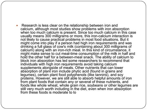 Nutrient Interaction Ppt