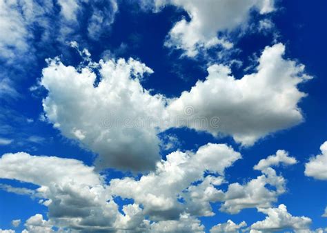 Nimbus Clouds In The Blue Sky Stock Image Image Of Oxygen Climate