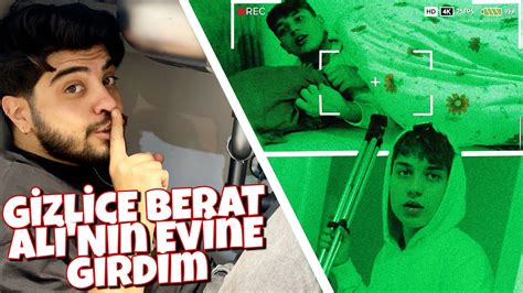 BERAT ALİ NİN EVİNDE GİZLİCE KALIP KORKUTTUM Çıldırdı YouTube
