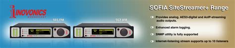 Sonifex Pty Ltd Sonifex Pty Ltd Are A Distributor For Sonifex Ltd