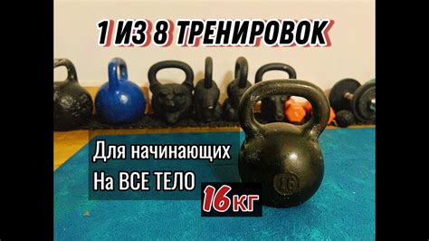Тренировка с гирей на все тело ДЛЯ НАЧИНАЮЩИХ 1 ИЗ 8 Youtube
