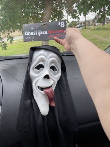 Scream Ghostface Scary Movie Whassup Tongue Stoned Mask New Wassup