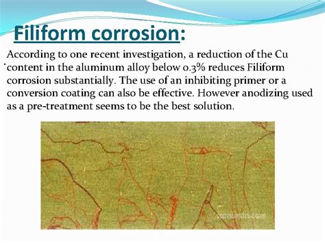 Filiform Corrosion Materials Engineering Dr Lubna Ghalib Filiform