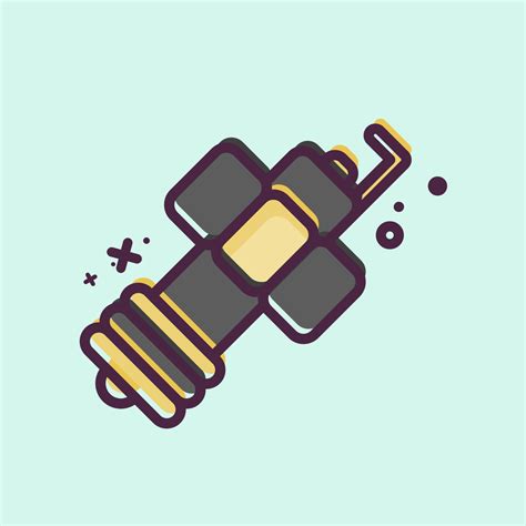 Icon Spark Plug Related To Car Service Symbol Mbe Style Repairing