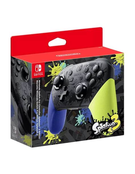 Pro Controller Pad Nintendo Switch Ed Splatoon 3