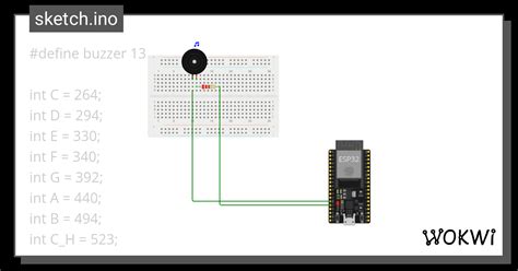 Buzzer Wokwi Esp32 Stm32 Arduino Simulator
